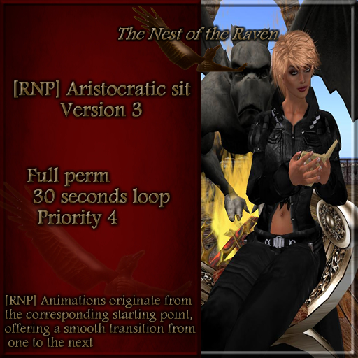 Second Life Marketplace - [RNP] OUTLET - Aristocratic sit V3 - Full ...